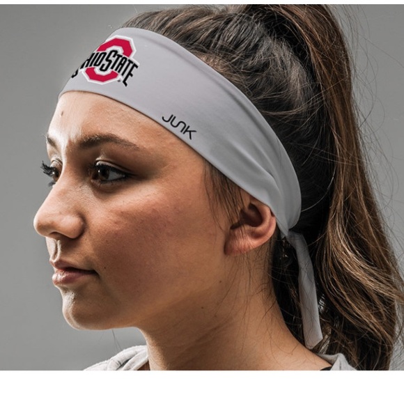 Junk | Accessories | Nwt Ohio State Logo Gray Tie Headband | Poshmark